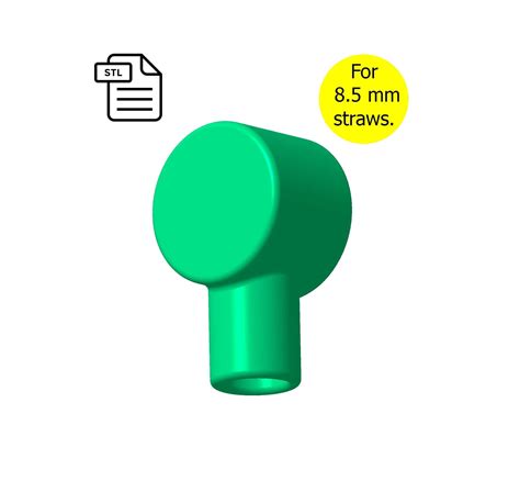 Straw Cover STL File Straw Topper Stl File For D Printing Etsy