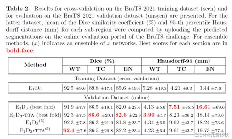 脑肿瘤分割论文打卡2：e1d3 u net for brain tumor segmentation 脑肿瘤分割的论文 csdn博客