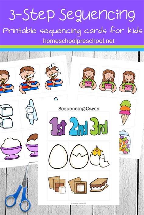 3 Step Sequencing Pictures Printable Free Printable Word Searches