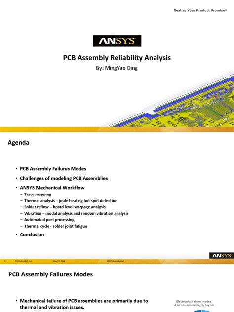 Pcb Assembly Reliability Analysis By Mingyao Ding Pdf Printed Circuit Board Building