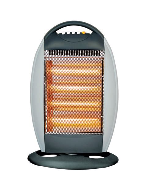 Goldair 1600w Oscillating Halogen Heater Grey Theculinarium