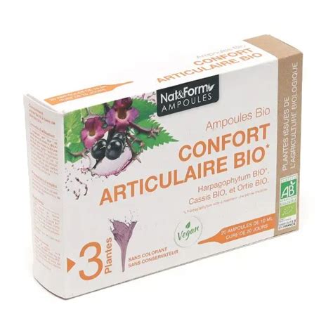 Nat Et Form Confort Articulaire Bio Ampoules
