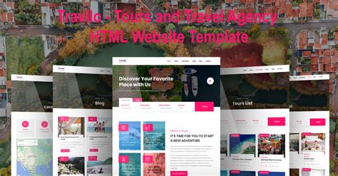 Travilo Tours And Travel Agency HTML Website Template