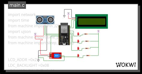 controle du niveau d eau wokwi esp32 stm32 arduino simulator