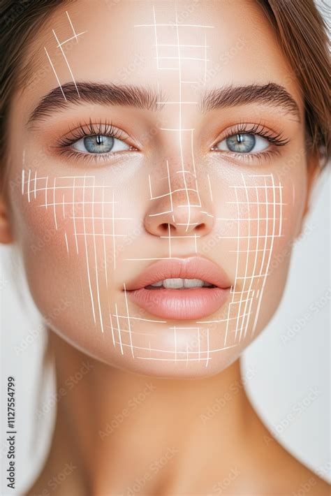 authentication by facial recognition concept biometric futuristic ai