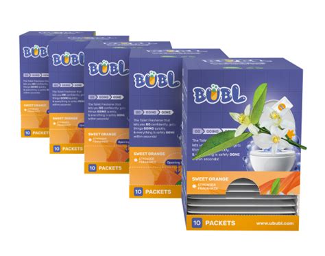 מארז Bubl פרימיום בניחוח תפוז מתוק Bubl