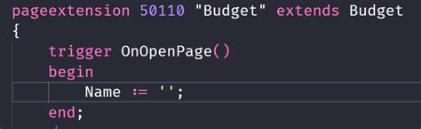 the use of name in a trigger gives compiler exception · issue 4346
