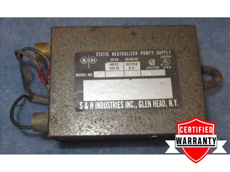 Static Neutralizer Power Supply Model T 230v 5 K V Output Je 1 Year