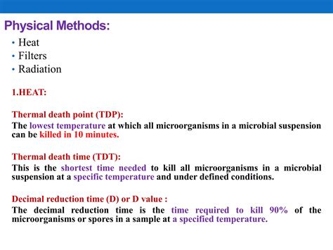 Physical And Chemical Control Of Microorganisms Pptx