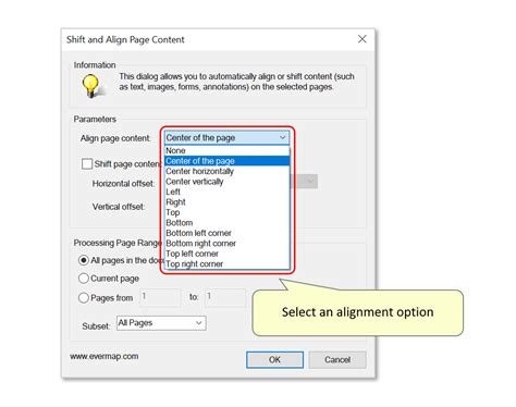 shift and align pdf page content with autopagex™