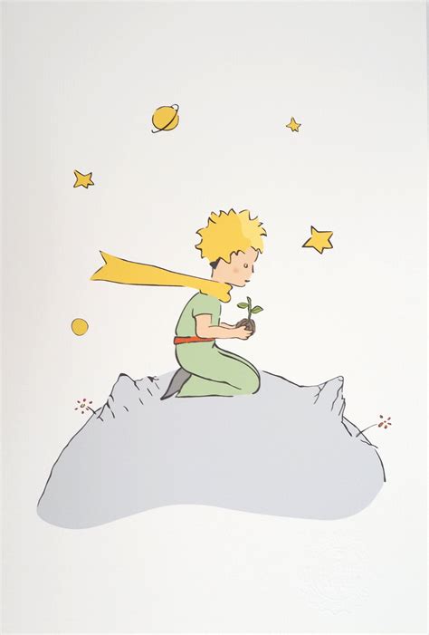 Antoine De Saint Exupery After The Little Prince Plants A Flower