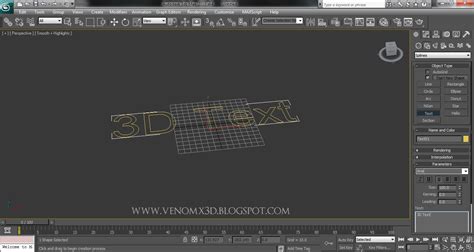 V3n0ms 2d And 3d Art 3d Text Simple Rendering
