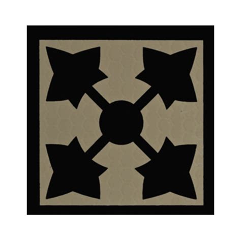 Infrared 4th Infantry Divison Patch With Hook Fastener Military