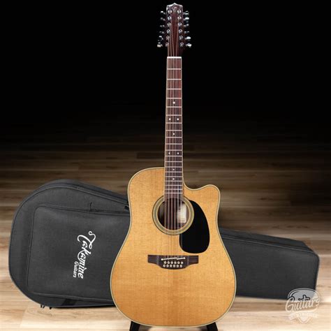 Takamine Ef400sc Tt 12 String Dreadnought Cutaway Guitar Natural