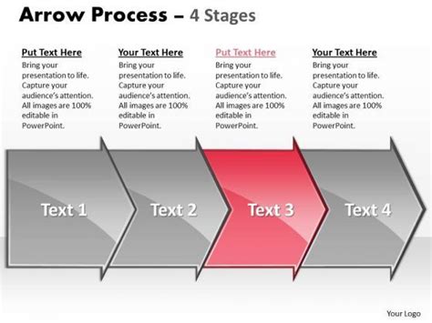 Editable Ppt Sequential Demonstration By Arrows Business Communication PowerPoint Image