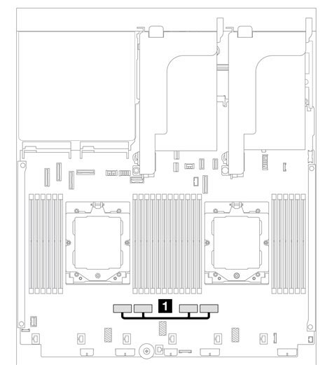 การเดินสายการเชื่อมต่อระหว่างโปรเซสเซอร์ Thinksystem Sr665 V3