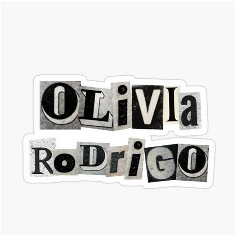 Olivia Rodrigo Logo Artofit