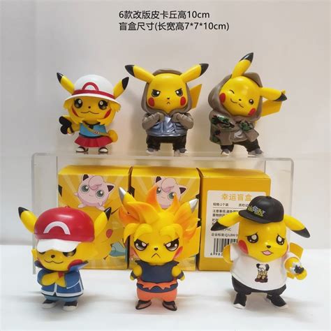 Pikachu Toy Figure Set Hobbies And Toys Toys And Games On Carousell