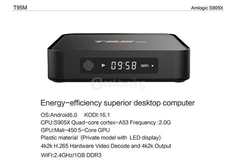 T95m Amlogic S905x Android 5 1 4k Tv Box