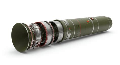 Cylindrical Rocket Engine Model Stock Illustrations 5 Cylindrical