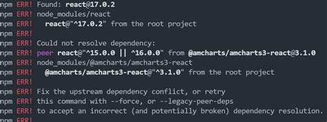 Getting This Error While Installing Packages · Issue 2 · App Generatorreact Datta Able Nodejs