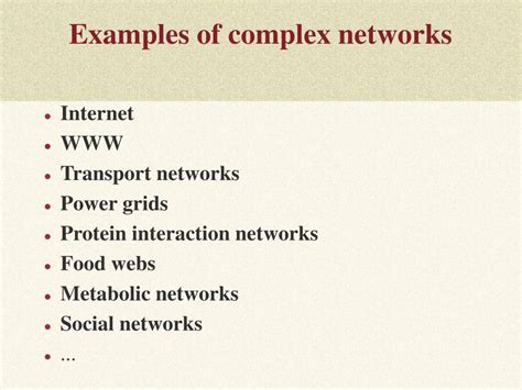 Ppt Weighted Networks Analysis Modeling A Barrat Lpt Université Paris Sud France