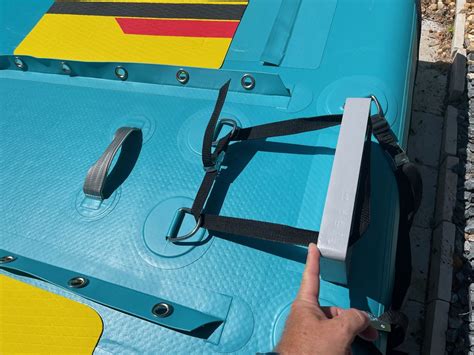 Inflatable Platform To Convert 2 Sup Paddle Boards Into Motorized