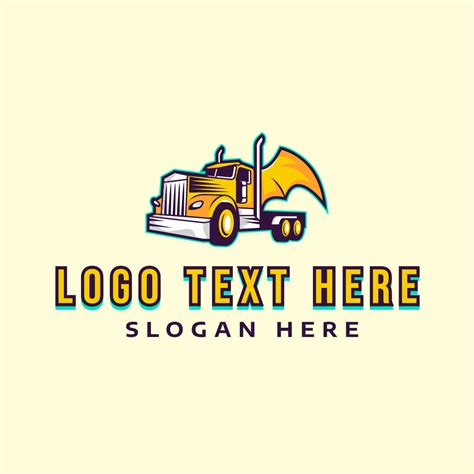 Truck Wings Vehicle Logo Brandcrowd Logo Maker