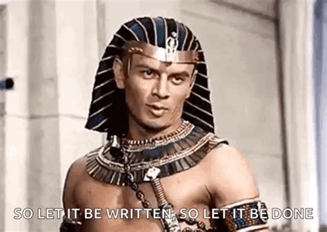 Yul Brynner So Let It Be Written So Let It Be Done  Share And View
