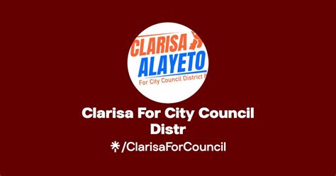 Clarisa For City Council Distr Instagram Linktree