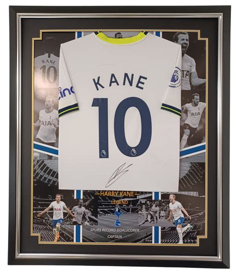 Tottenham Legend Harry Kane Signed Shirt Signed Memorabila Shop