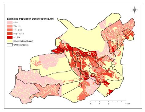 population estimation using the land use based dasymetric mapping