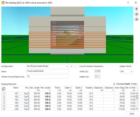 Details On Shading Knowledge Base Revit Linear