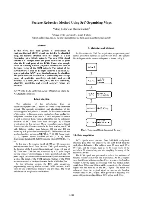 Pdf Feature Reduction Method Using Self Organizing Maps