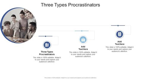 Three Types Procrastinators In Powerpoint And Google Slides Cpb Ppt Powerpoint