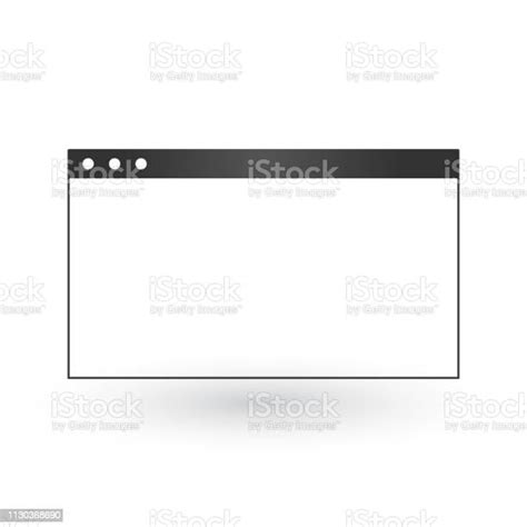 System Dialog Window Sign Of Dialog Window Vector Illustration Isolated
