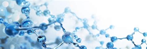 Premium Photo Detailed Blue Molecular Structure With A Bright White