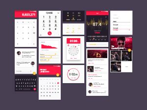 Material Design Wireframe Kit V Freebie Download Sketch Resource