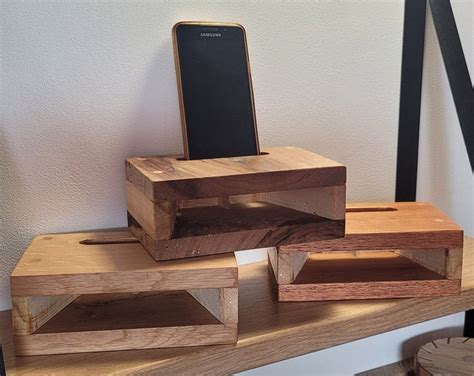 Wooden Passive Amplifier And Phone Stand Etsy