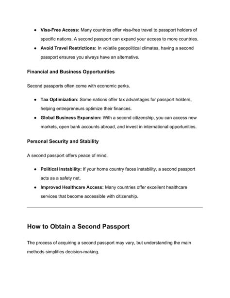 Second Passport Processing Made Simpledocx