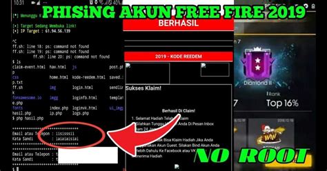 Script Termux Phising Free Fire Ada juga tools yang jarang diketahui