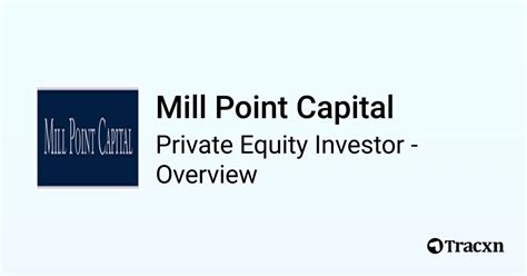 Mill Point Capital 2025 Investor Profile Portfolio Team And Exits