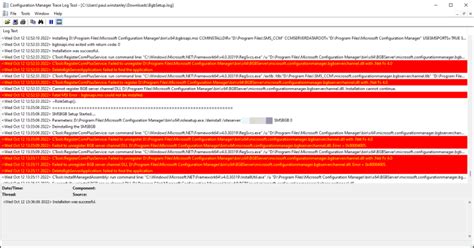 Site Component Manager Failed To Reinstall This Component On This Site