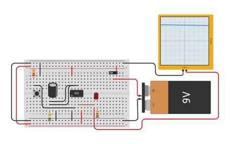 Circuit Design Circuito Integrado 555 Ficha 4 Tinkercad