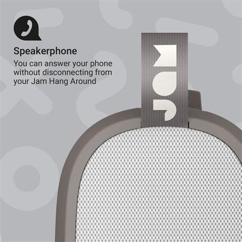Buy Jam Hang Around Portable Bluetooth Speaker Grey Online In UAE Sharaf DG