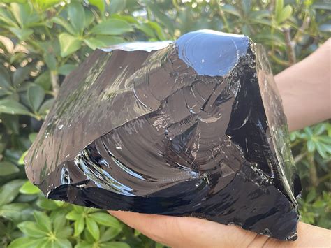 Extra Large Black Obsidian Rough Stones 3 10 Natural Black Obsidian