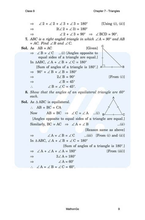 Ncert Solutions For Class 9 Maths Chapter 7 Exercise 72 Mathongo