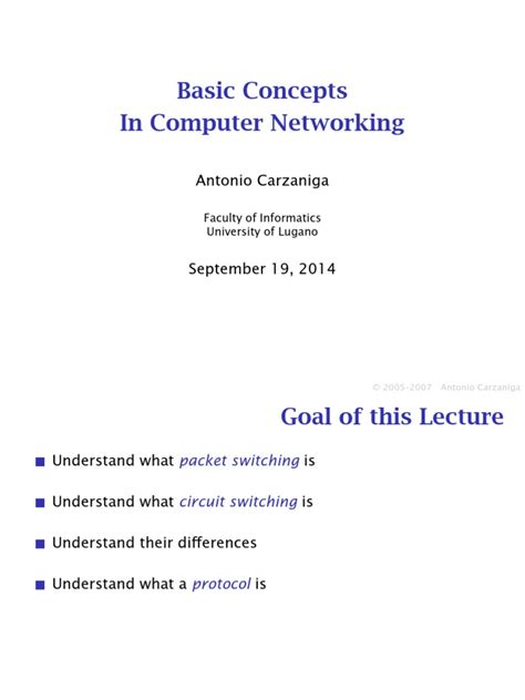 Basic Concepts Computer Networking Pdf Internet Protocols Transmission Control Protocol