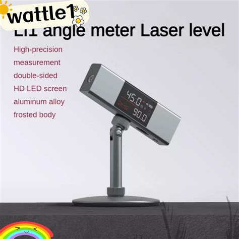 Wttle Angle Ruler Casting Instrument Protractor Laser Level Meter Handheld Measure Tool Laser