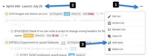 reschedule deadlines quickly with shift dates freedcamp blog